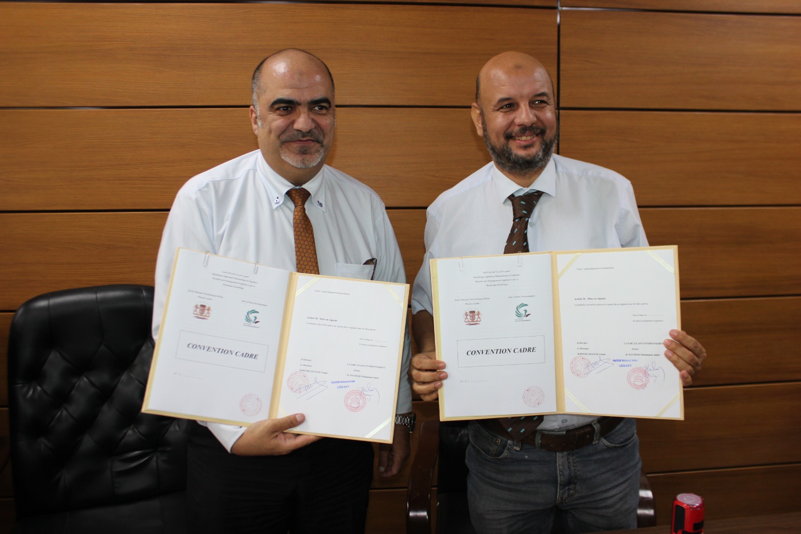 Signature d’une convention cadre entre Le PAON Environnement et l’école ...
